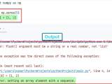 Valueerror Setting An Array Element With A Sequence Error In Python