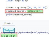 Reverse Numpy Arrays In Python