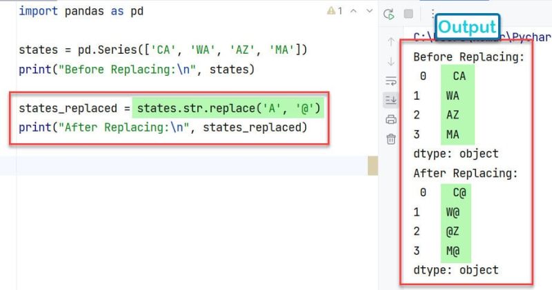 Pandas Str.Replace Multiple Values In Python