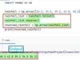 Reverse Numpy Arrays In Python