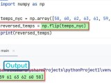 Reverse Numpy Arrays In Python