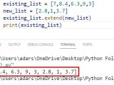 Difference Between Append And Extend In Python