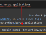 Fix Modulenotfounderror No Module Named Tensorflow Python Keras