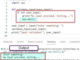 How To Exit An If Statement In Python