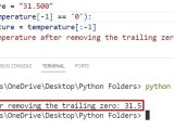 Remove Trailing Zeros From Decimal In Python