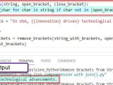 Remove Brackets From Python Strings