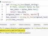 How To Convert String To Hex In Python