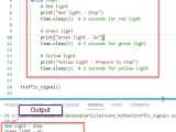 Traffic Signal Program In Python