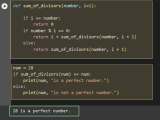 Write A Program To Find A Perfect Number In Python