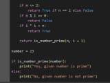 Write A Program To Check Whether A Number Is Prime Or Not In Python