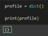 Create An Empty Dictionary In Python