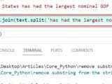 How To Remove A Substring From A String In Python
