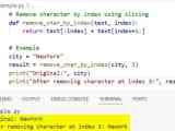 Remove A Character From A Python String By Index