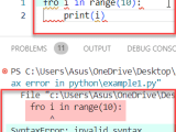 Fix Syntaxerror Invalid Syntax In Python