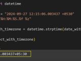 Convert Python String To Datetime With Timezone