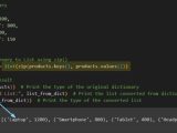 Convert A Python Dictionary To An Array