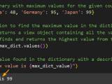 How I Find The Maximum Value In A Python Dictionary