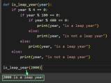 Leap Year Program In Python Using Function