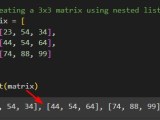 How To Create A Matrix In Python