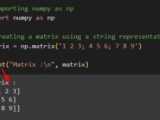 How To Create A Matrix In Python