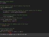 Get An Ip Address From A Url In Python