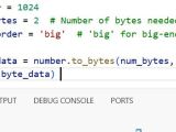 Convert An Integer To Bytes In Python