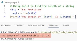 How To Get The Length Of A String In Python?