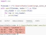 How To Read Large Csv Files In Python