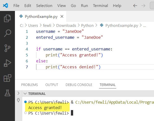 Difference Between = And == In Python