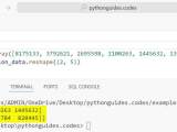 Reshape An Array In Python Using The Numpy Library