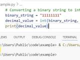 How To Convert Binary String To Int In Python