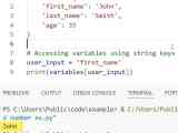 Convert String To Variable In Python