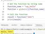 How To Call Function By String Name In Python
