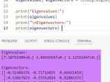 Python Scipy Eigenvalues