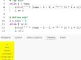 Print Simple Diamond Pattern In Python