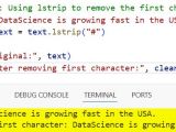Remove The First Character Of A Python String