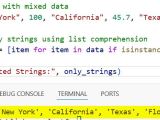 Extract Strings From A List In Python