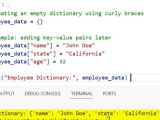 Create An Empty Dictionary In Python
