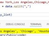 How To Split A List In Python By Comma
