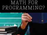Do You Need To Know Math For Programming Pythonista Planet