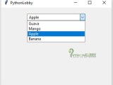 Combo Boxes In Tkinter Gui Programming Python Tutorial
