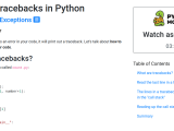 Python Morsels Feature Table Of Contents For Screencasts And Articles