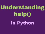 Understanding Help In Python Python Morsels