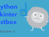 Tkinter 11 Listbox Python Programming