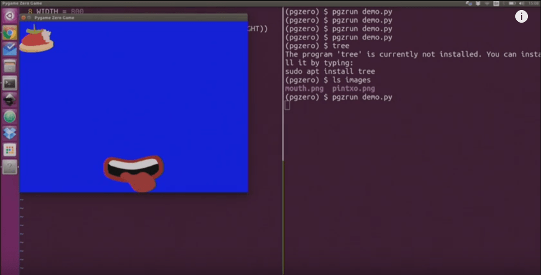 Pygame zero: another example – python programming