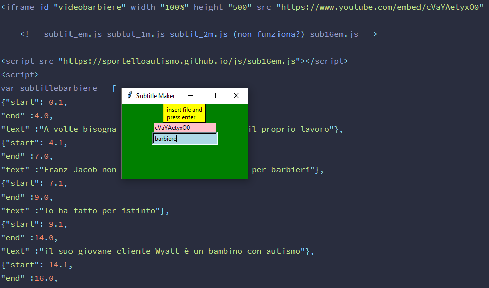 Python: inserting subtitles to Youtube videos on your wordpress site ...