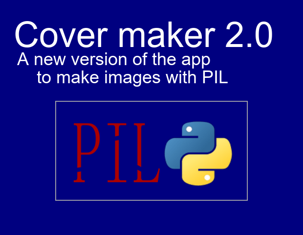 Make covers with PIL – python programming
