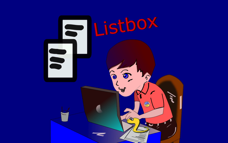Listbox1 Python Programming
