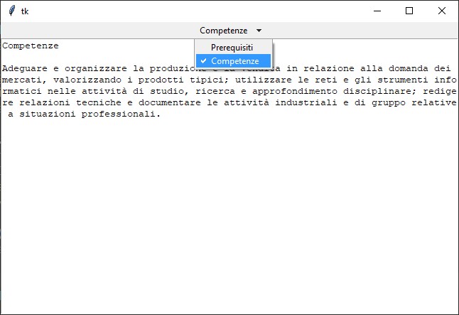Tkinter and ttk: the option menu widget | python programming