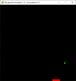 Pong v. 1.0 - Pygame example | python programming